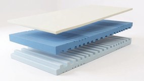 Zdravotní matrace Postelia VISCO DARA, 90x200 cm z hybridní a líné paměťové pěny