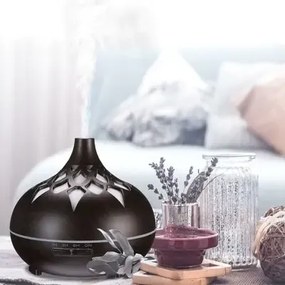 SIXTOL Palm tmavé dřevo / Aroma difuzer / 500ml / 12 W / Automatické v
