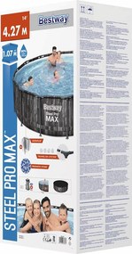 Bestway Bazénový set Steel Pro MAX kulatý 427 x 107 cm [92859]