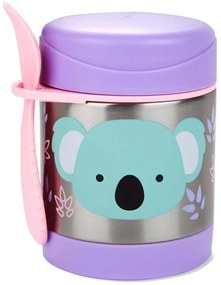 Dětská termoska skip hop zoo termoska na jídlo se lžičko/vidličkou koala 325 ml, 12m+