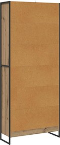 Knihovna 80 x 30 x 189,5 cm Kompozitní dřevo Umělecký dub 3403015