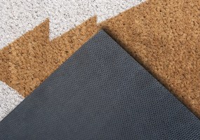Hanse Home, Rohožka 3 stromy bílá 105670 - na ven i na doma, 45x75, hnědá, chodba / předsíň
