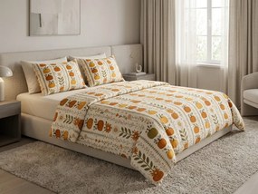 Flanelové povlečení PUMPKIN LINES barevné Rozměr povlečení: 70 x 90 cm | 140 x 200 cm
