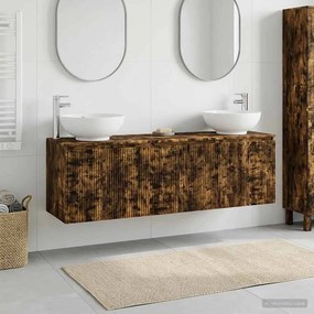 Sada koupelnových skříněk 3 ks Kouřový dub 49,5 x 44,5 x 65 cm 3405692