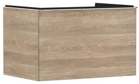 Hansgrohe Xelu Q - Umyvadlová skříňka, 50x78x55 cm, 1 zásuvka, přírodní dub/chrom 54056000