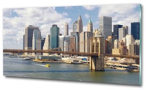 Wallmuralia Foto obraz sklo tvrzené Manhattan New York 100x50