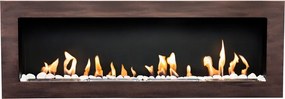 BIO FLAME biokrb Easy L Open Patina Hnědá 115x40 cm