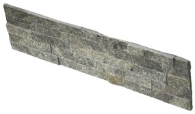 ALFIstyle Kamenný obklad, kvarcit ŠEDÝ, 15x60 cm