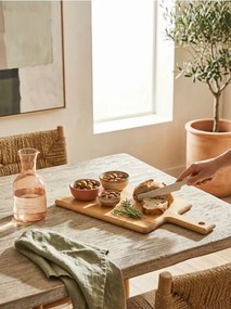 Sinsay - Bambusový servírovací podnos s rukojetí - hnědá