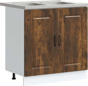 Kuchyňská skříň Kalmar Kouřový dub 80 x 46 x 81,5 cm 3315006