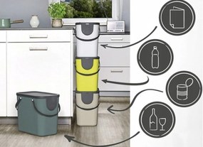 ALBULA box 25L systém na třídění odpadu - bílý