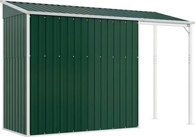vidaXL Zahradní kůlna s prodlouženou střechou 277x107x181 cm [364524] Barva: světle hnědá