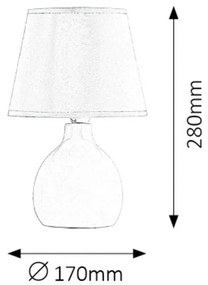 Rabalux 4476 stolní lampa Ingrid