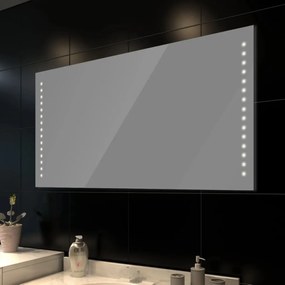 vidaXL Koupelnové zrcadlo s LED diodami, nástěnné, 100 x 60 cm (D x V)