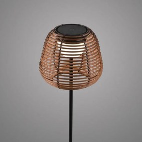 LD 19265-18 ASKIA LED stojací svítidlo černé na baterie venkovní USB dotykový stmívač 3000K - JUST LIGHT