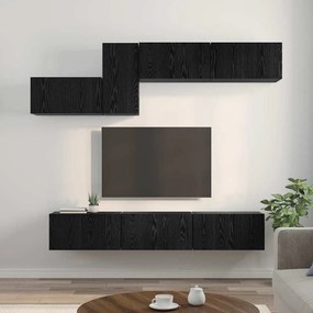 Sestava TV skříněk 7 ks Černý dub Kompozitní dřevo 3393487