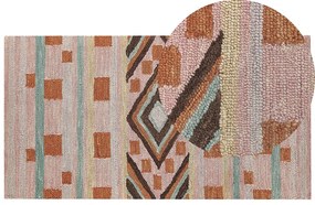 Vlněný koberec 80 x 150 cm barevný YOMRA Beliani