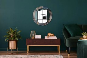 Kulaté dekorativní zrcadlo Abstraktní tekutina fi 60 cm