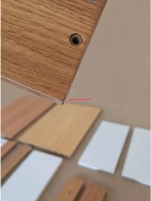 Noční stolek v dekoru dubu Arista - II. jakost – Teulat
