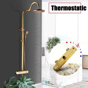 Nástěnný termostatický sprchový panel EYN ATS1206 ve více barevných provedeních