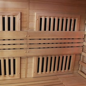 BPS-koupelny Kombinovaná sauna 2v1  - Infrasauna + finská sauna 180x160, 4-5 osob