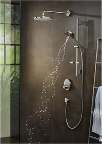 Hansgrohe Raindance Select S, sprchová sada 120 3jet PowderRain se sprchovou tyčí 65 cm, chromová, HAN-27654000