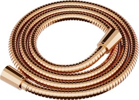 Mexen příslušenství, Sprchová hadice 150 cm, nerezové opletení, růžovo-zlatá, 79460-60