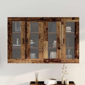 Nástěnné skříňky 2 ks Staré dřevo 69,5 x 34 x 90 cm 3394581