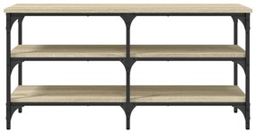 Lavice s botníkem dub sonoma 100x38,5x49 cm kompozitní dřevo - Default Title