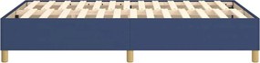 Rám postele s boxspringem modrá 120x200 cm textil 3120951