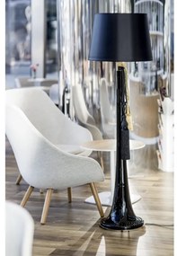 4concepts Designová stojací lampa ZURICH BLACK Barva: Bílá