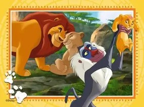 Ravensburger Disney: Lví král 4 v 1 / od 3 let