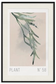 Plakát Číslo rostliny 58