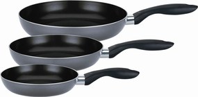 XXXLutz SADA PÁNVÍ nepřilnavý povrch PTFE 3dílné 20+24+28 cm GSW - Online Only vaření - 005240010801