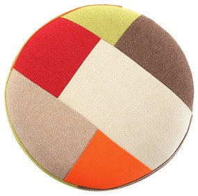 BonamiTaburetka Versa Red Patchwork, ⌀ 35 cm
