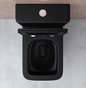 design stojící klozet DOPORRO DZ112 WC - BLACK - soft close