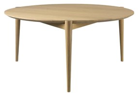 Odkládací stolek Søs z dubového dřeva Barva dřeva:: světlý dub, Šířka stolu:: 85cm