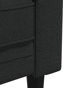 3dílná sedací souprava černá textil 3209193
