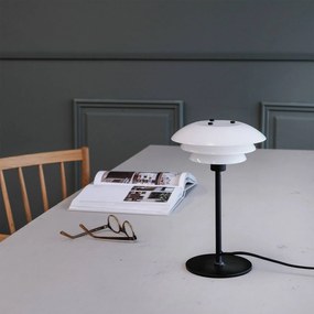 Dyberg Larsen DL20 stolní lampa sklo černá