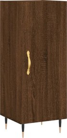 vidaXL Skříň highboard 34,5 x 34 x 180 cm kompozitní dřevo [3200120] Barva: Betonová šedá