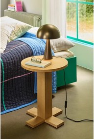 Kulatý odkládací stolek v dekoru dubu ø 45 cm Koohi – Hübsch