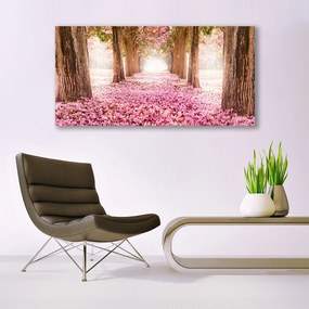 akrylový obraz Strom Růže Květiny Příroda 120x60 cm
