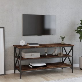 vidaXL TV skříňka kouřový dub 100 x 40 x 50 cm kompozitní dřevo