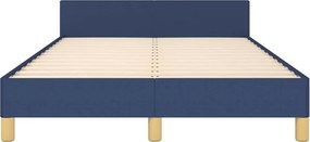 Rám postele bez matrace modrá 120x200 cm textil 3124966