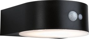 P 94570 Solární LED venkovní nástěnné svítidlo solární Eileen pohybové čidlo IP44 3000K černá - PAULMANN