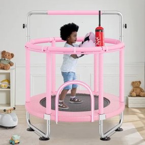 Trampolína 139,7 cm pro děti Mini trampolína pro batolata se sítí pro vnitřní