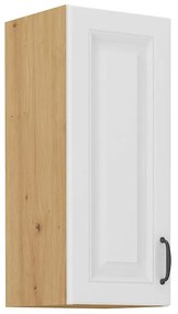 Horní kuchyňská skříňka SOPHIA - šířka 30 cm, bílá / dub artisan