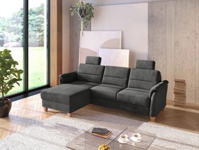 XXXLutz ROHOVÁ SEDAČKA, textil, černá Sit & More - Sedací soupravy - 000144019719