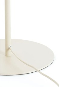 Krémová stojací lampa s textilním stínidlem (výška 165 cm) Solune – Light &amp; Living