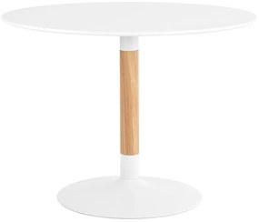 Bílý lakovaný jídelní stůl Somcasa Mira 120  cm